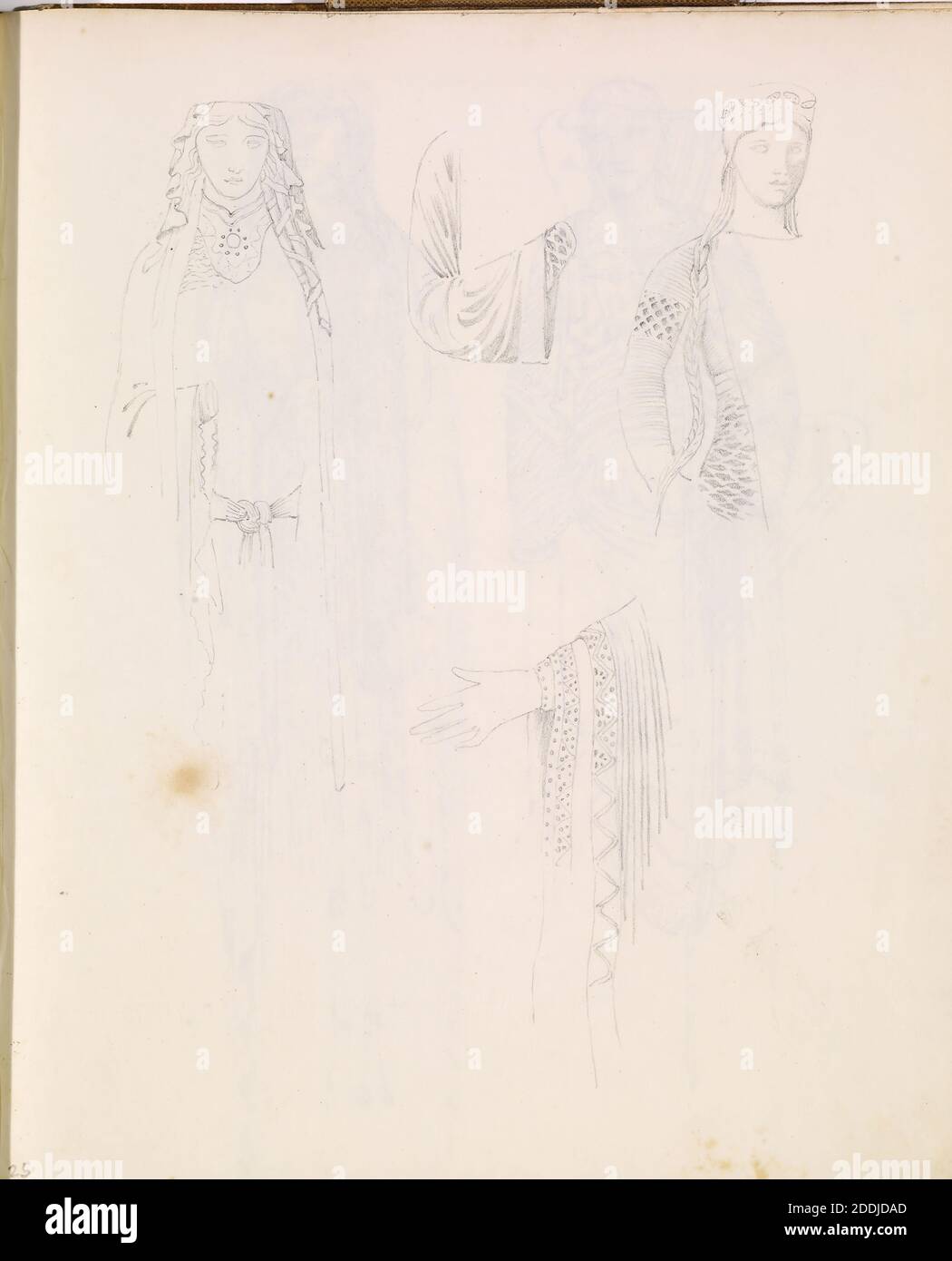 Sketchbook of Byzantine and Romanesque Decoration, 1887-1894 Sketch of ...