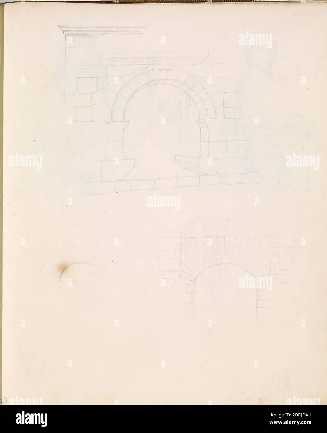 Sketchbook of Byzantine and Romanesque Decoration, 1887-1894 Sketch of ...