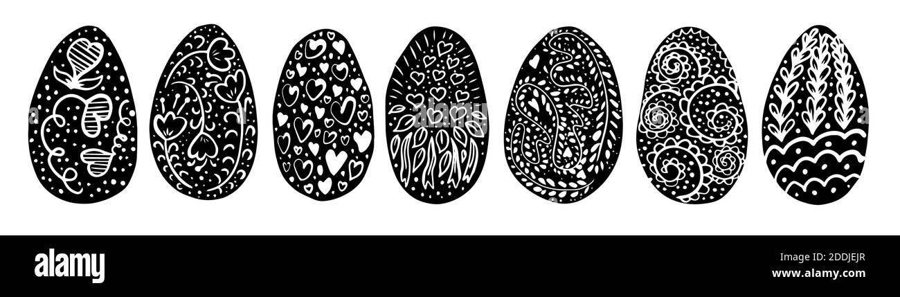 Various egg shapes. Vector Stock Vector Image & Art - Alamy