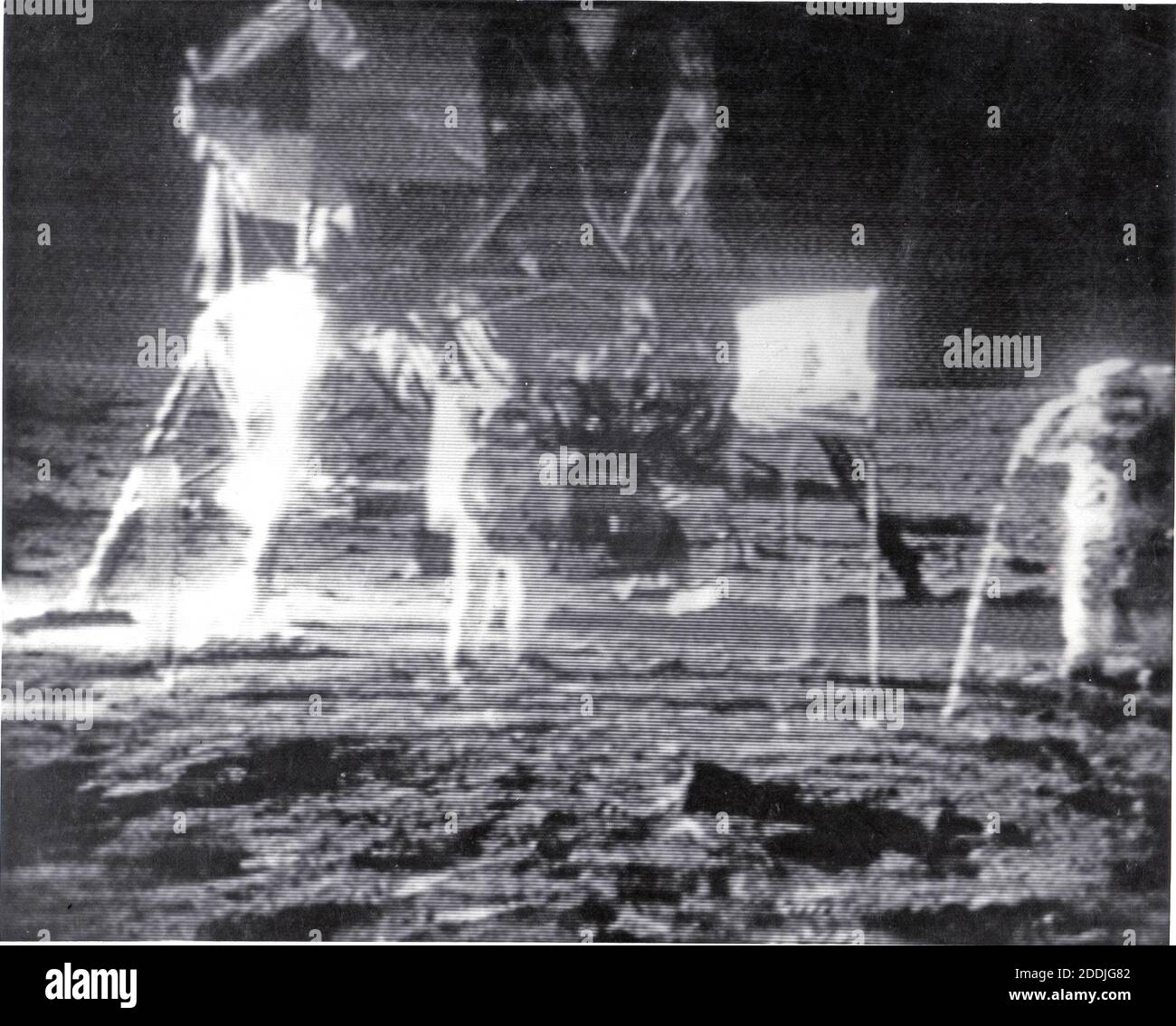The Moon - (FILE) -- After deploying the United States flag, United ...