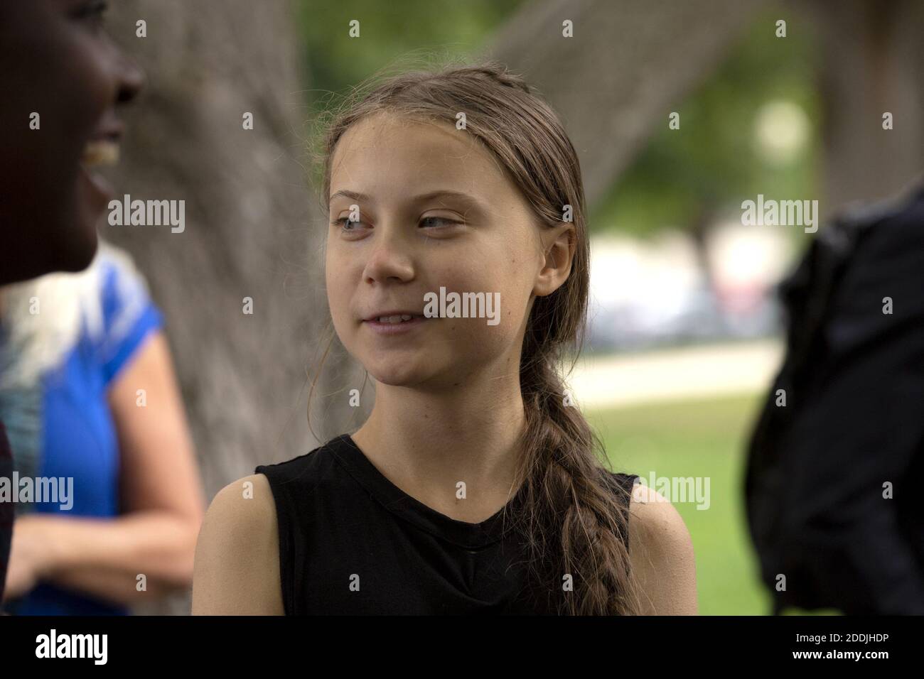 Youth climate activist Greta Thunberg joined United States Senator Ed ...
