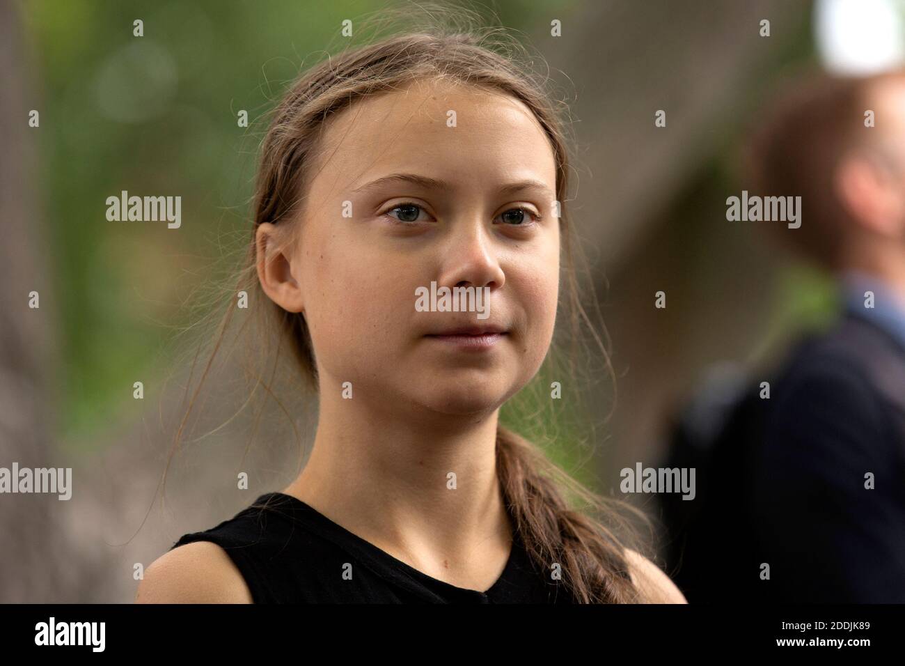 Youth climate activist Greta Thunberg joined United States Senator Ed ...