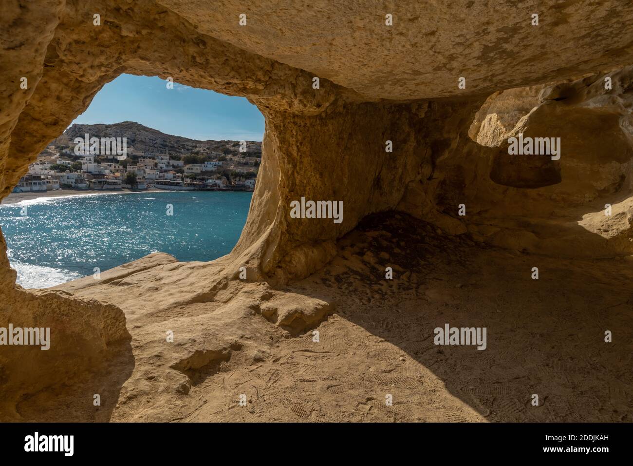 Stunning Roman catacombs carved on the sandstone cliffs above the ...