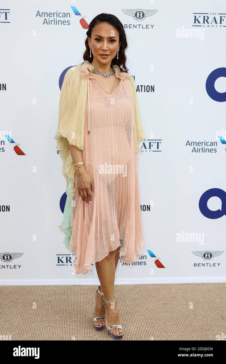 Vicky Lee attends the Midsummer Party to benefit the Elton John AIDS ...
