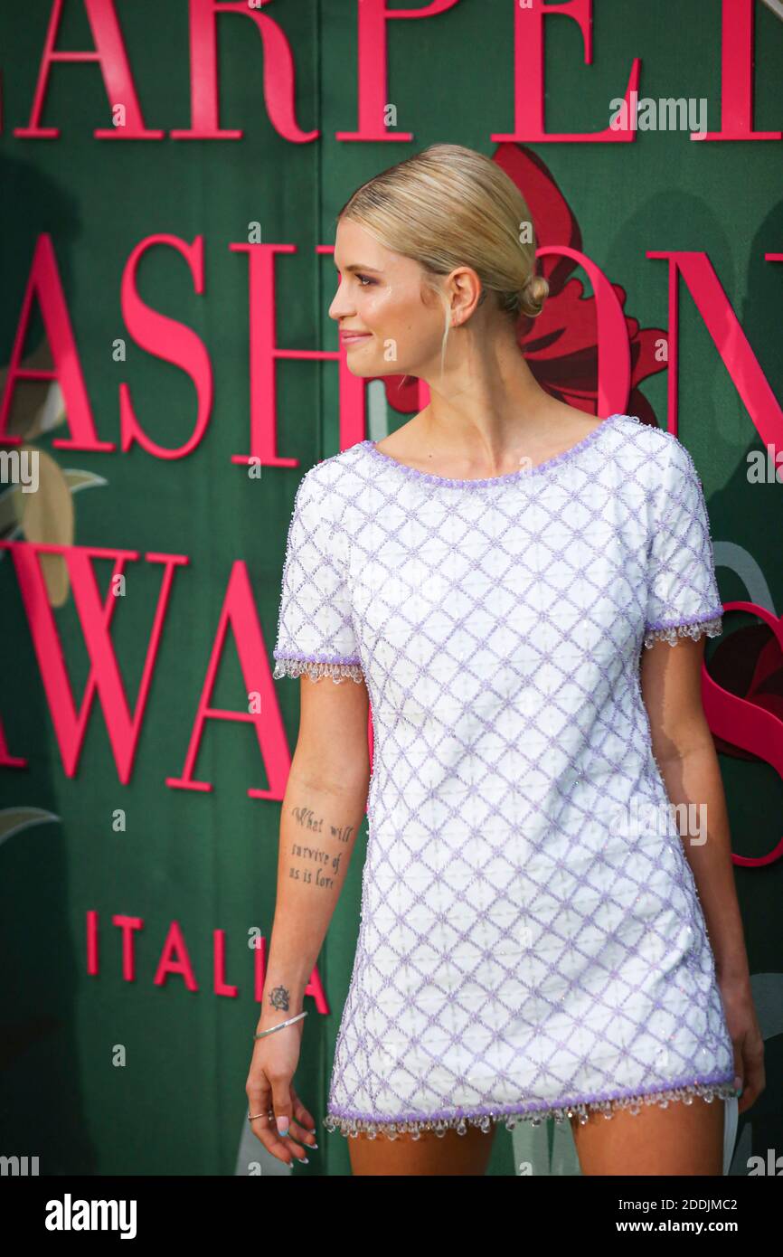 Pixie Geldof the Green Carpet Fashion Awards during the Milan Spring ...