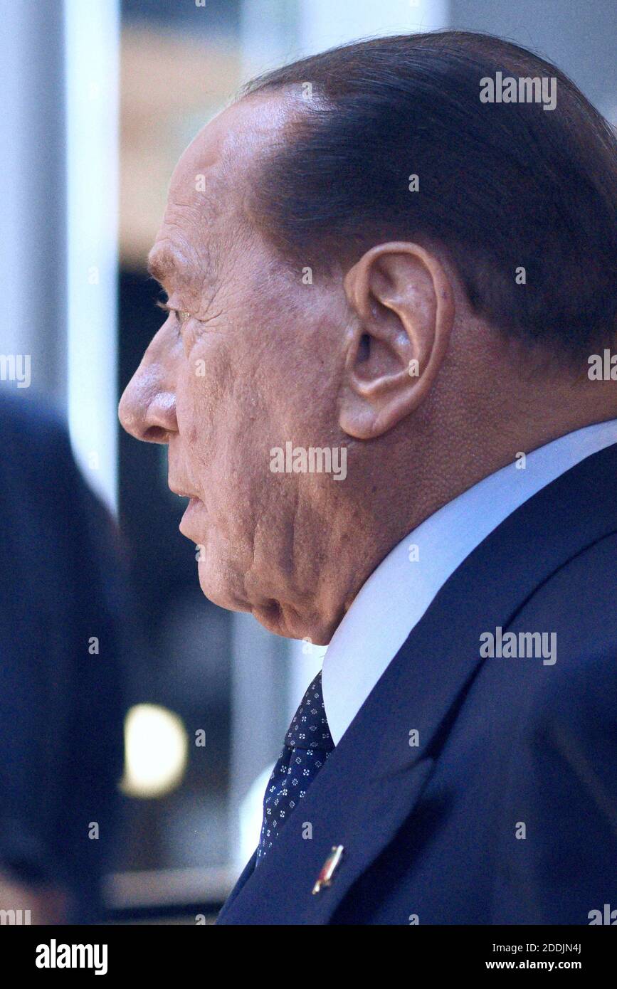 Italian MEP Silvio Berlusconi attends a voting session to elect the new ...