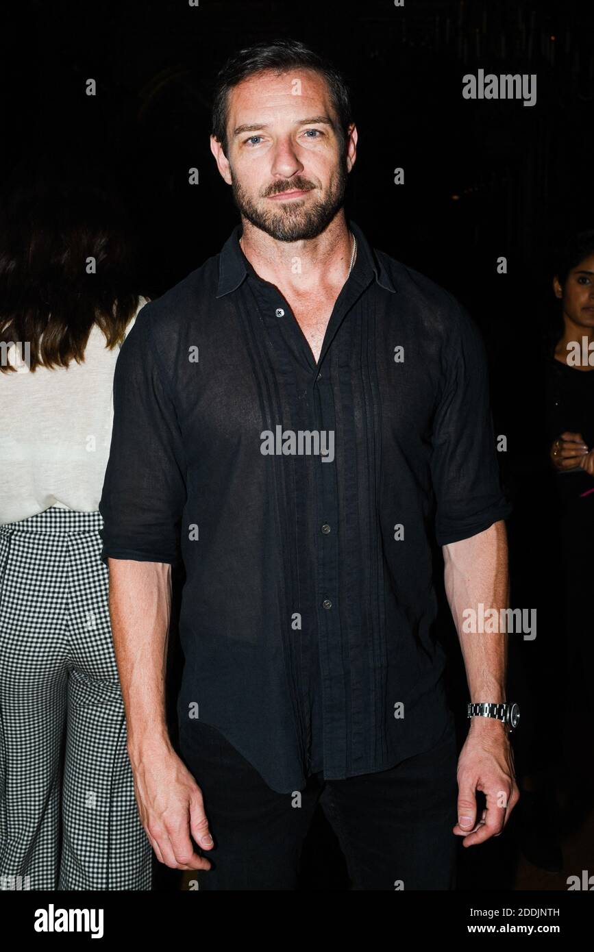 Ian Bohen poses before the Viktor and Rolf Haute Couture Fall/Winter ...