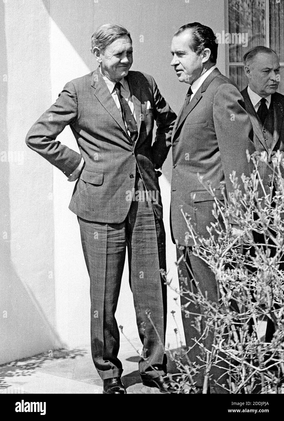 United States President Richard M. Nixon meets Prime Minister John G ...