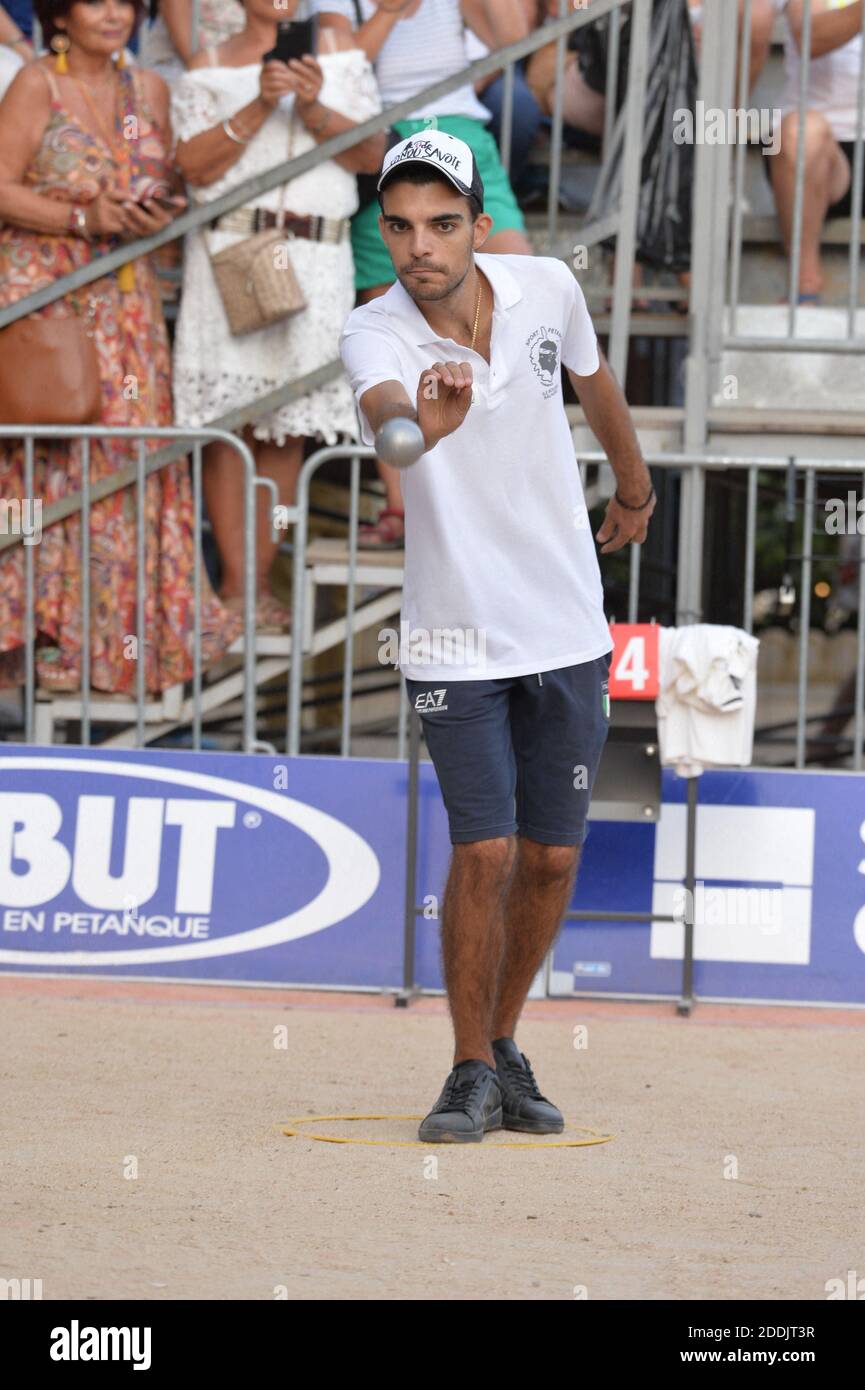 Diego Rizzi, plusieurs fois champion d'Europe de pétanque, au tournoi ...