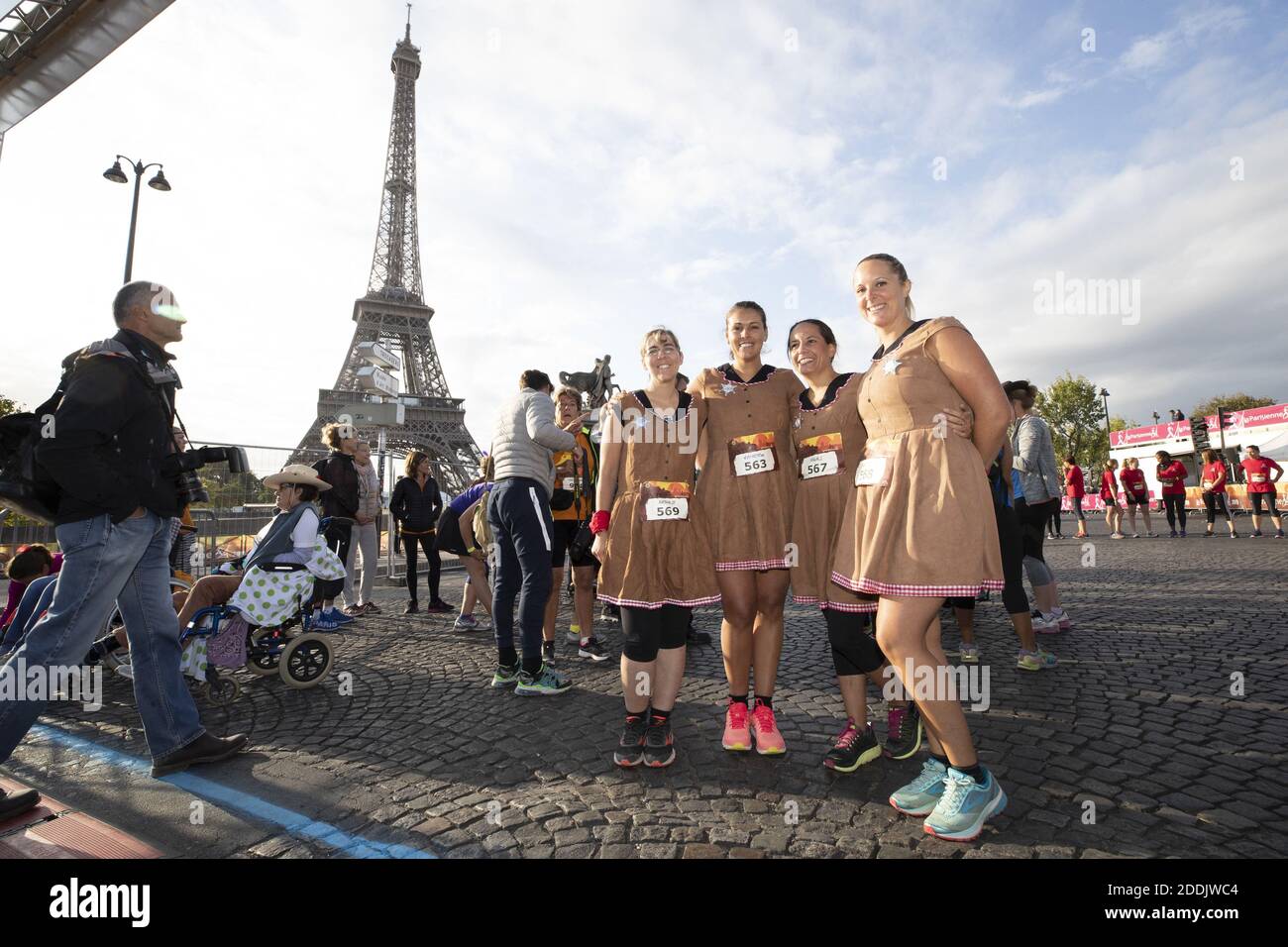 The 23nd La Parisienne, a 7 kilometer all women road race that starts ...