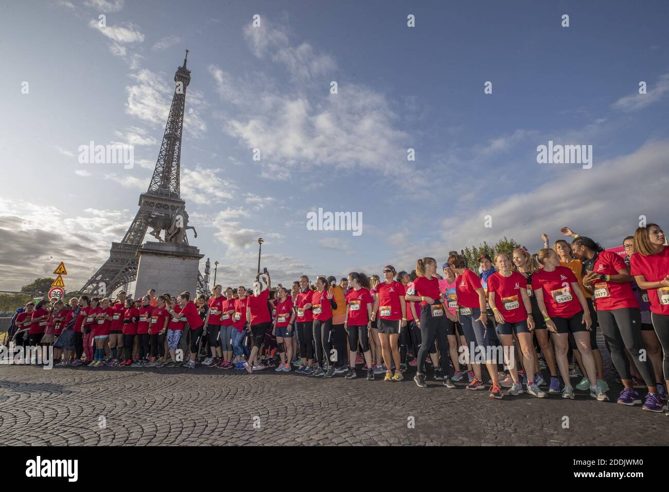 The 23nd La Parisienne, a 7 kilometer all women road race that starts ...
