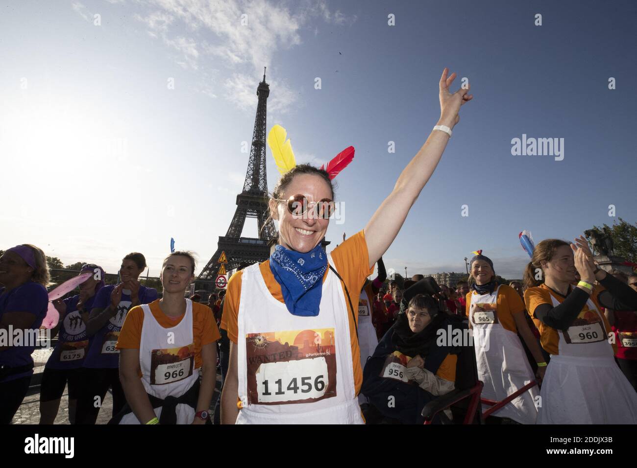 The 23nd La Parisienne, a 7 kilometer all women road race that starts ...