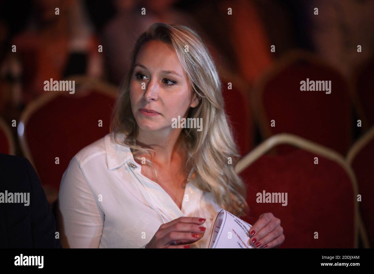 French far-right politician Marion Marechal during the "Convention de ...