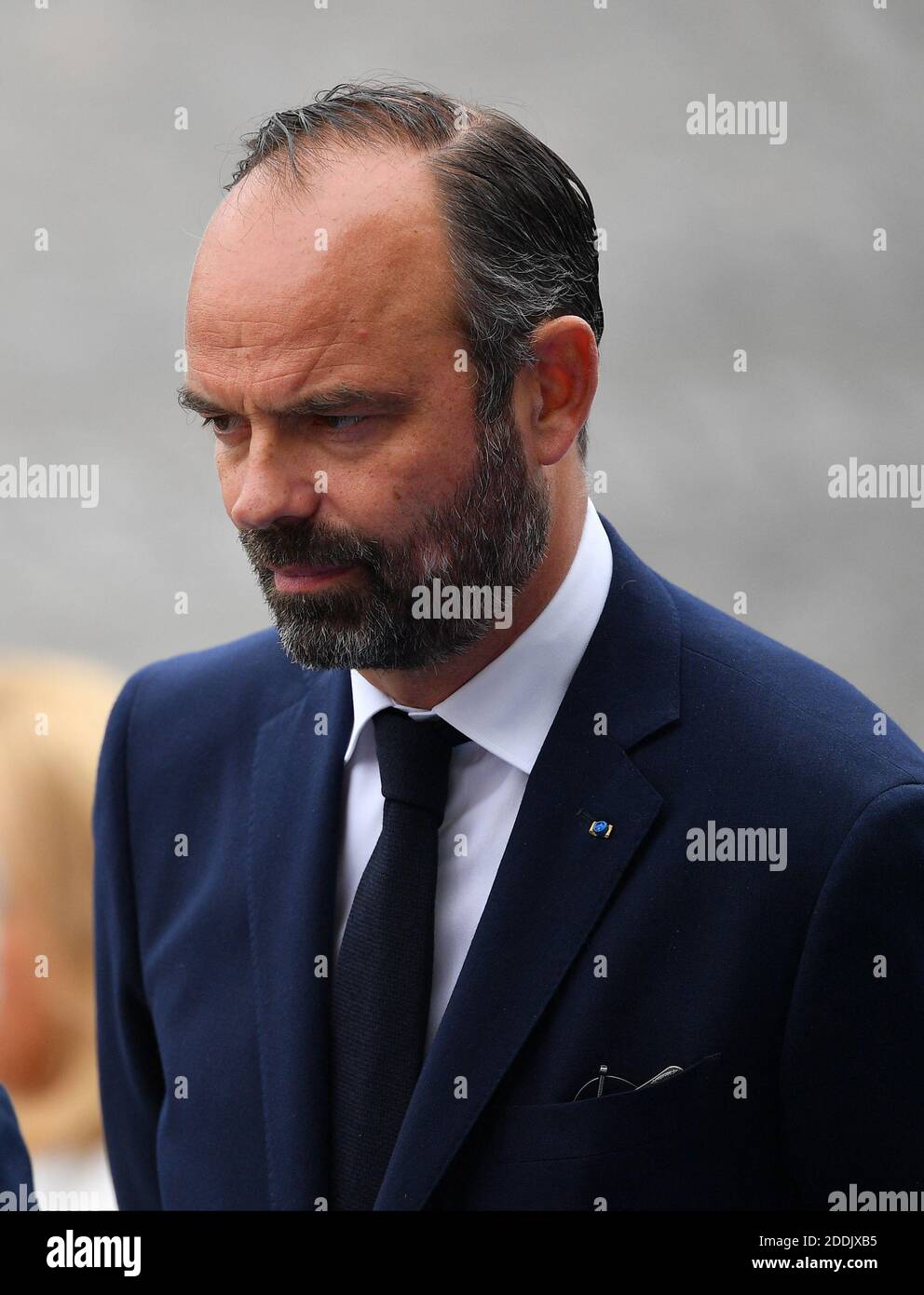 Prime Minister Edouard Philippe attends the Bastille Day military ...