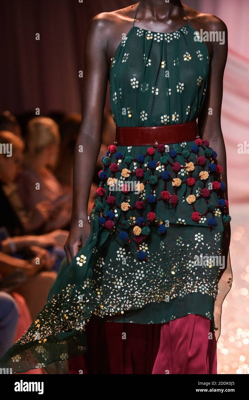 A Model Walks The Runway During The Ulyana Sergeenko Haute Couture Fall