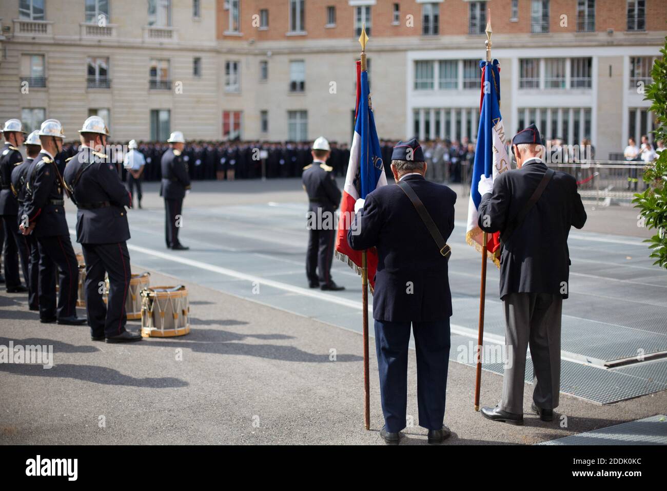 Firefighters in ceremonial uniform. Decoration ceremony of Firefighters ...