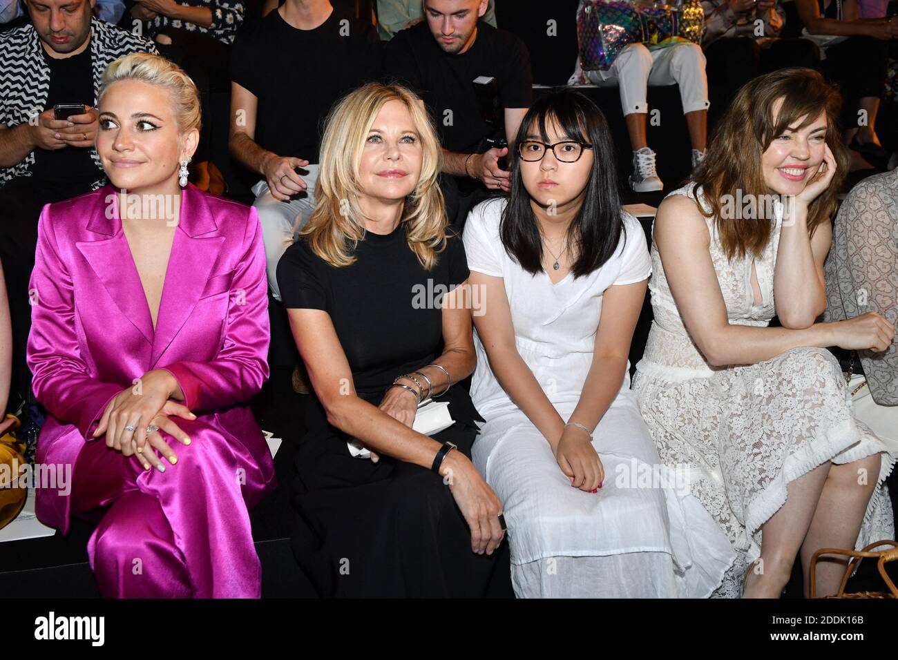 Pixie Lott, Meg Ryan and her daughter Daisy True Ryan attend the ...