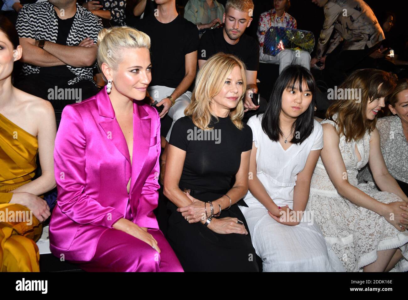 Pixie Lott, Meg Ryan and her daughter Daisy True Ryan attend the ...