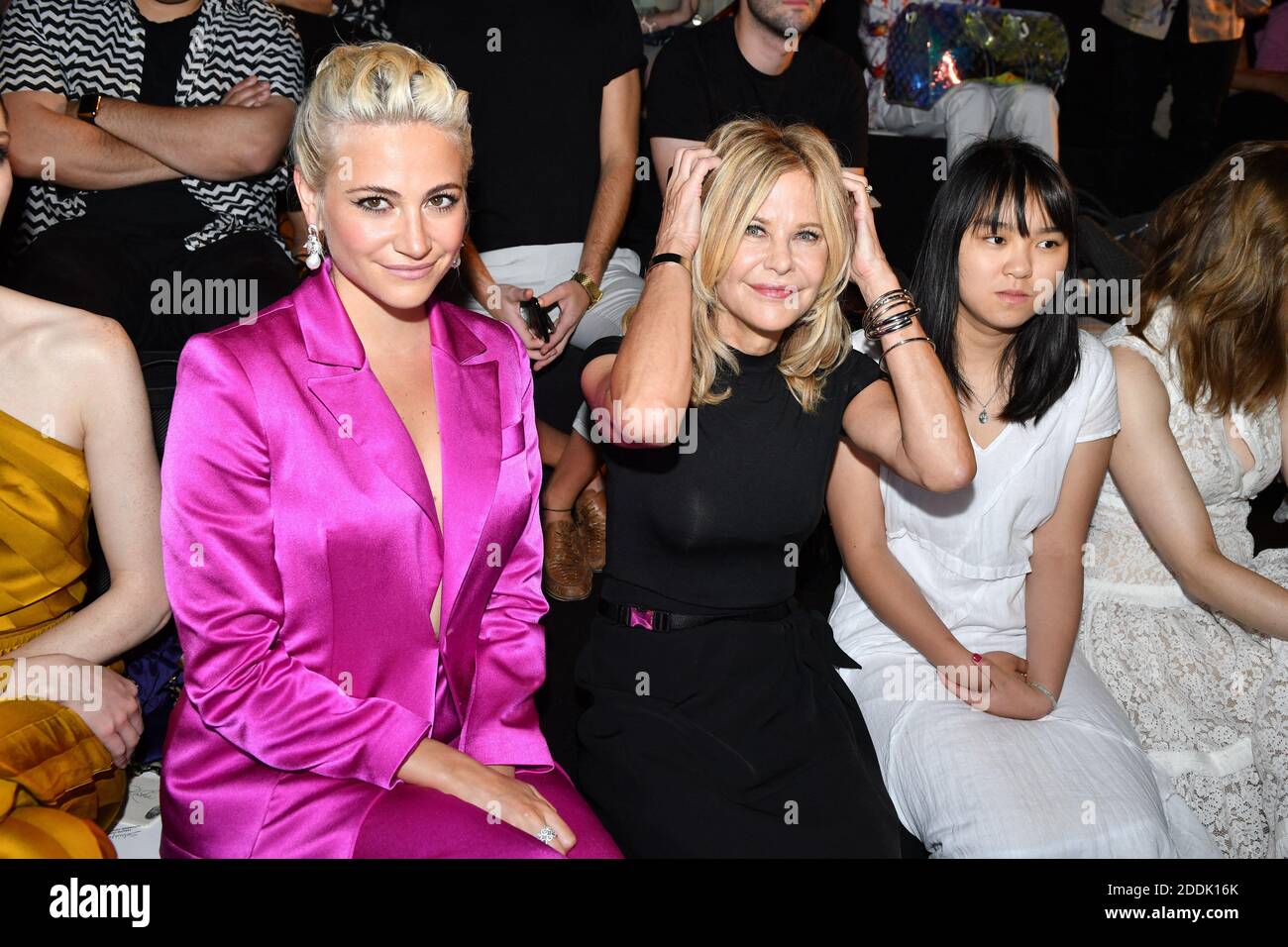 Pixie Lott, Meg Ryan and her daughter Daisy True Ryan attend the ...