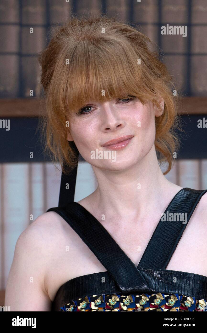 Emily Beecham attending the Chanel show as part Paris Haute Couture ...