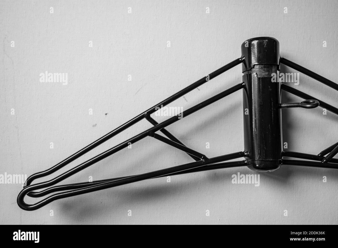 Metal tree support Black and White Stock Photos & Images - Alamy