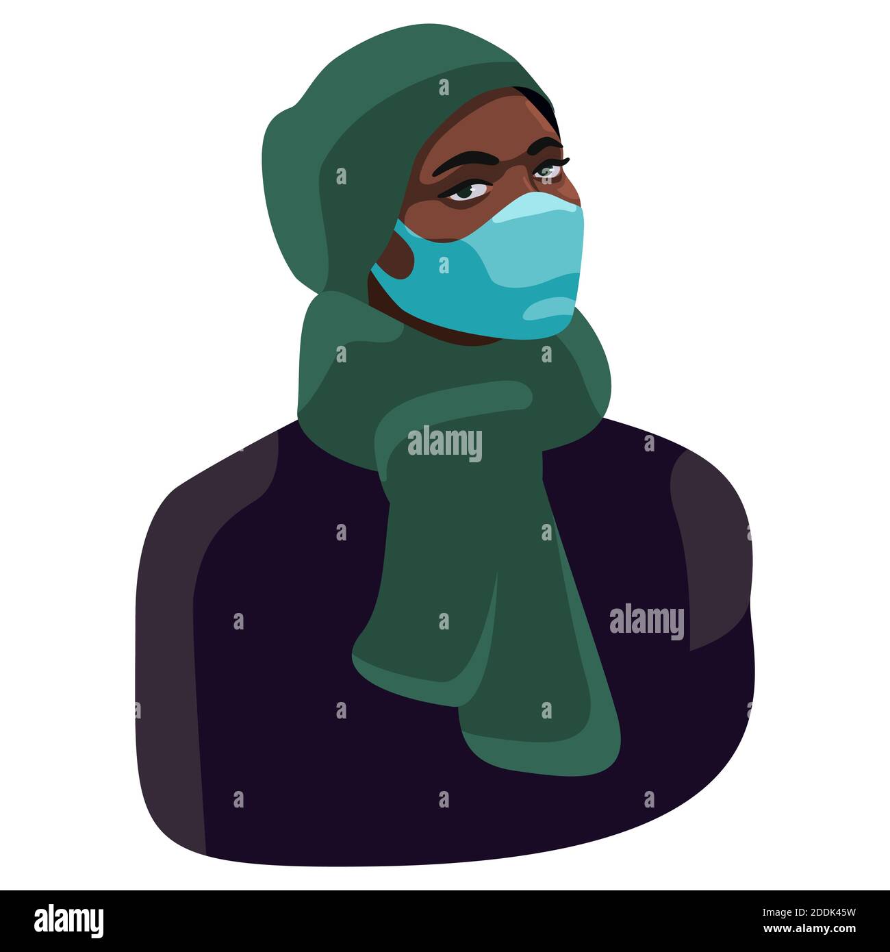 Keep on your mask Stock Vector Images - Alamy