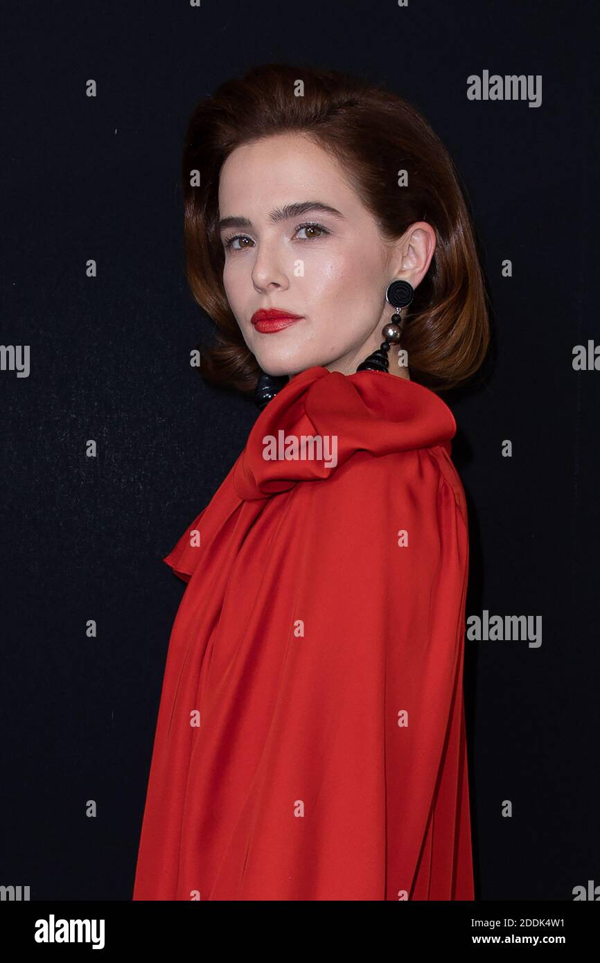 Zoey Deutch attending the Giorgio Armani Prive show as part Paris Haute ...