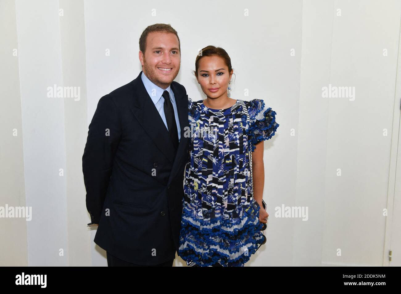 David Wertheimer and guest attend the Alexandre Vauthier Haute Couture ...