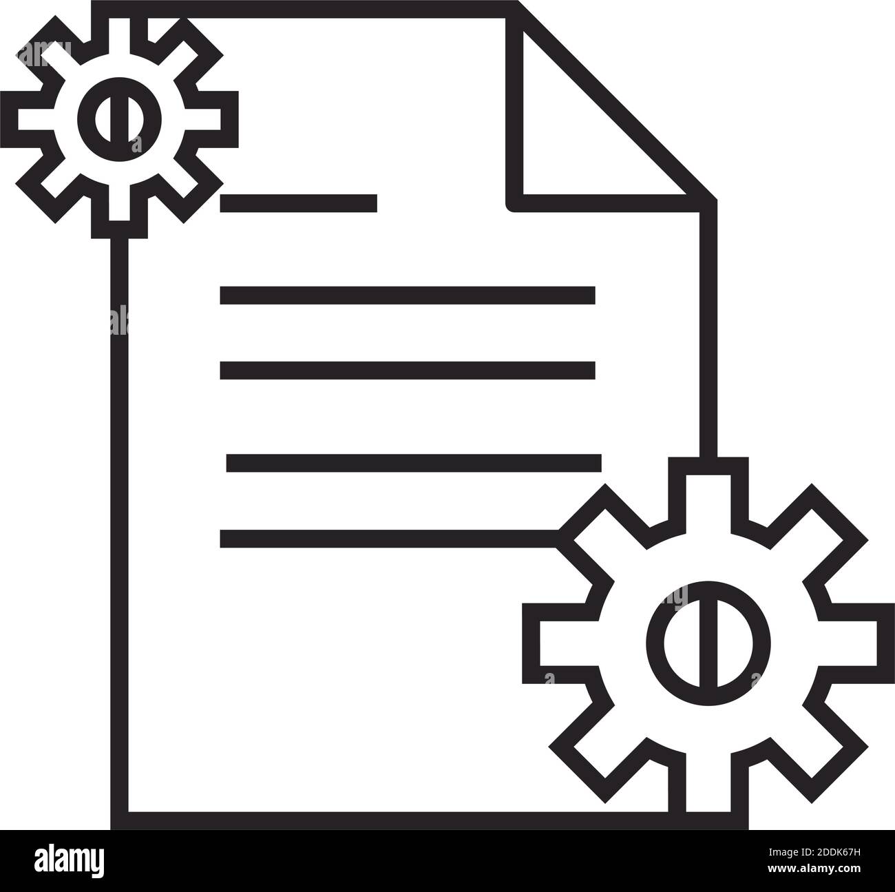 digital marketing content setting objective vector illustration line ...