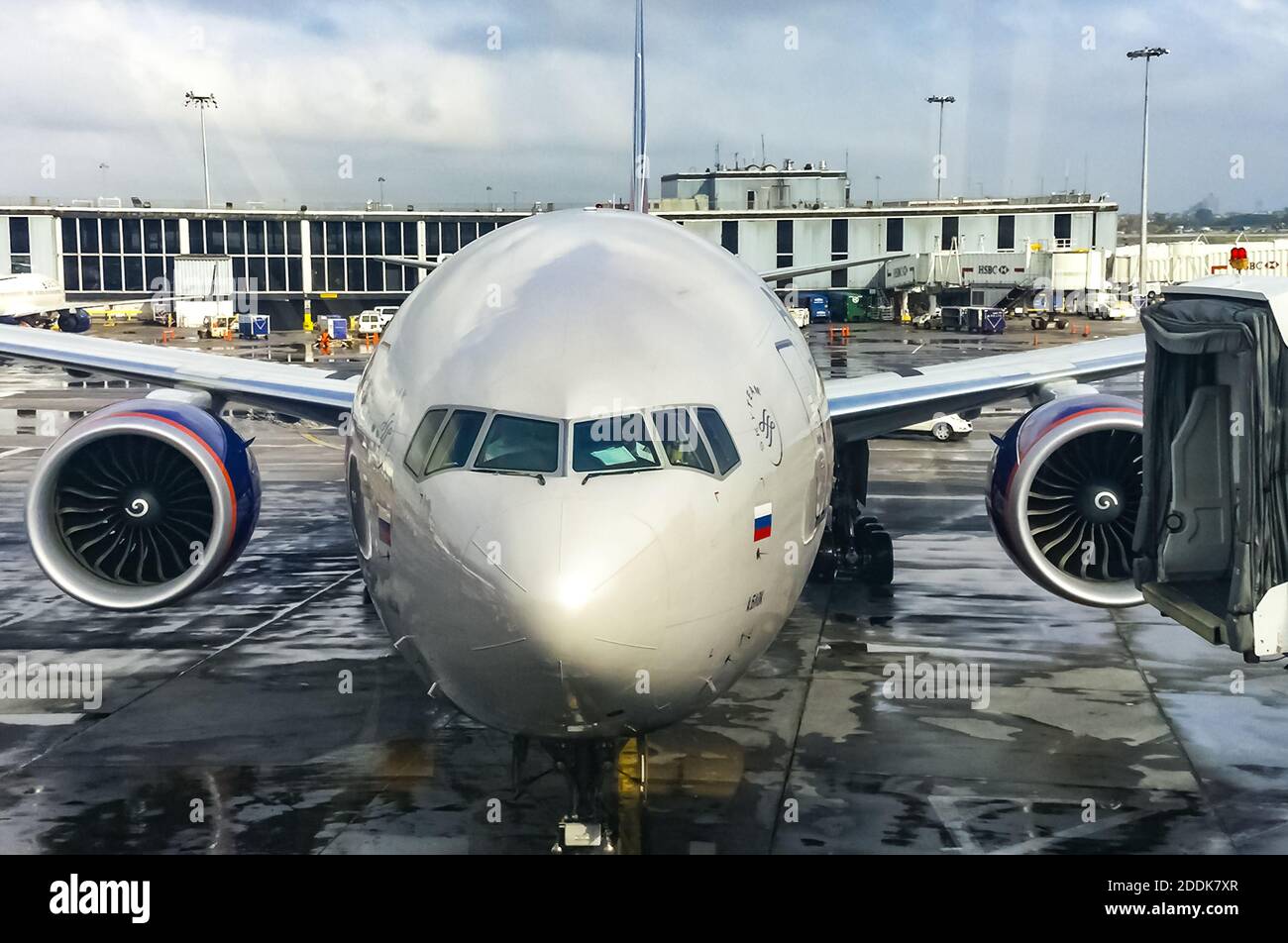 Aeroflot Russian Airlines Boeing 777-300ER airplane Stock Photo - Alamy