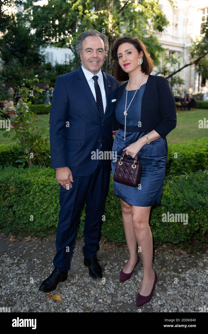 Luc Chatel et Mahnaz Chatel assistent au diner de gala du Comite ...