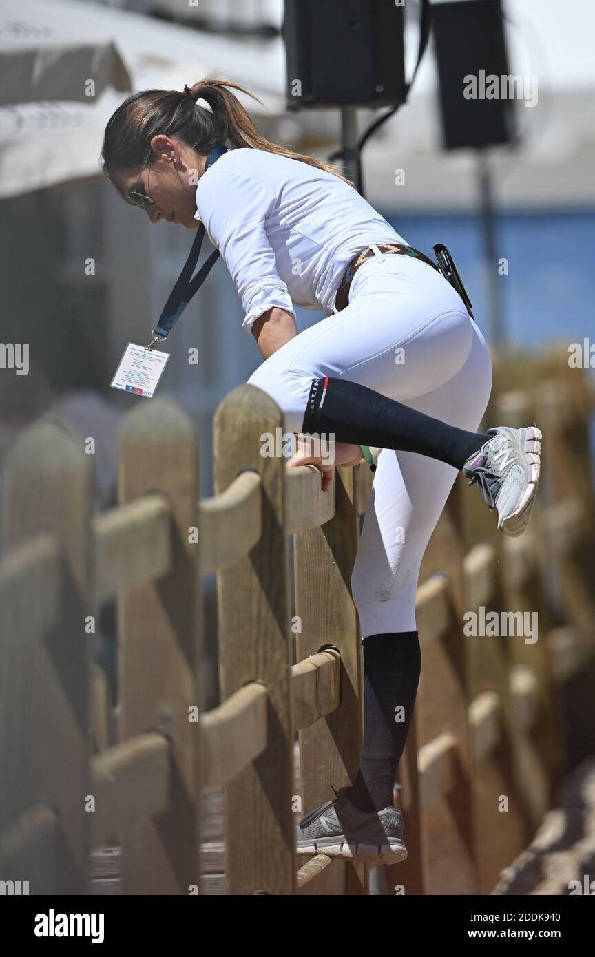Jessica Springsteen competes the 6th Longines Paris Eiffel Jumping on ...