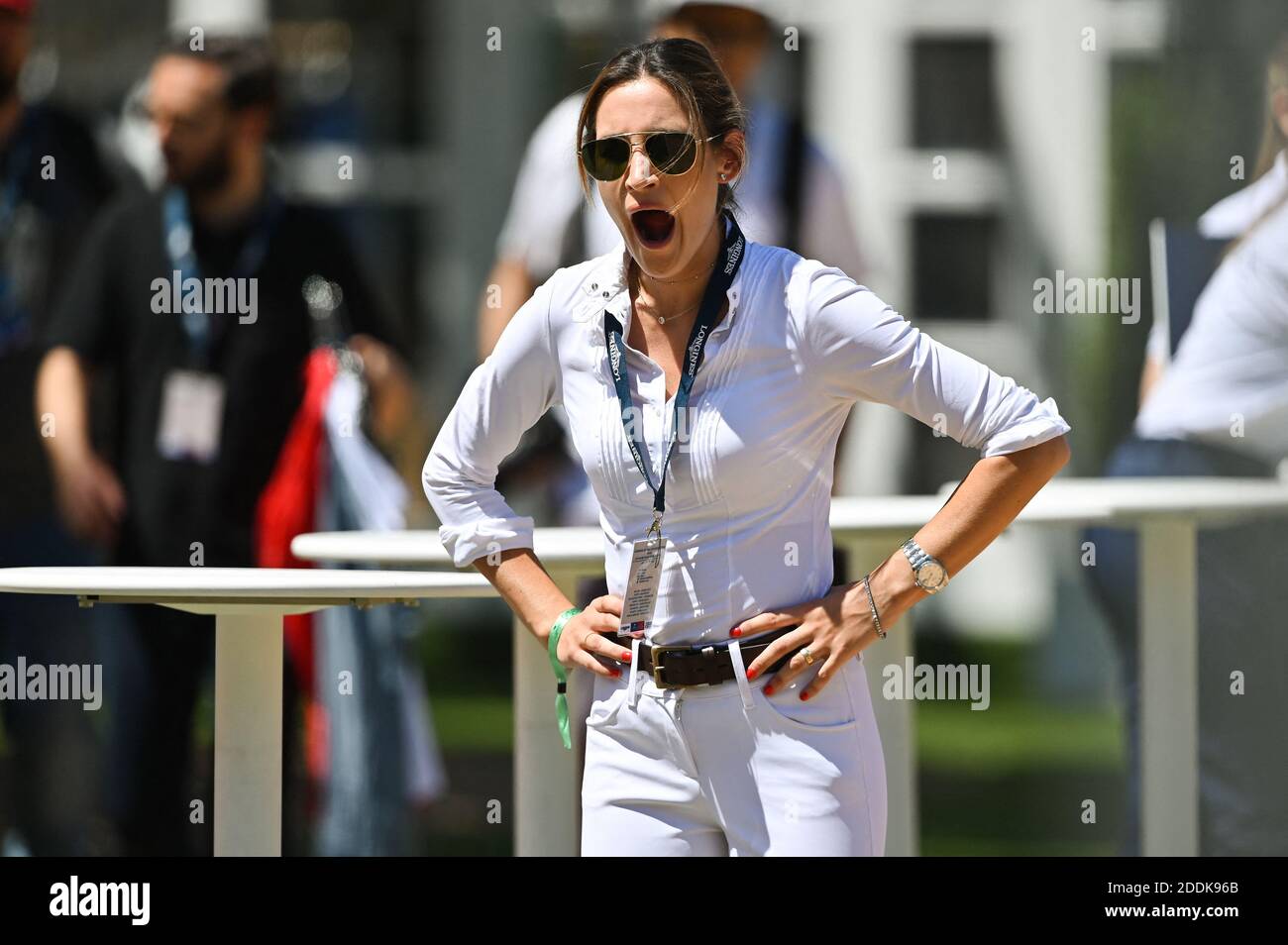 Jessica Springsteen competes the 6th Longines Paris Eiffel Jumping on ...