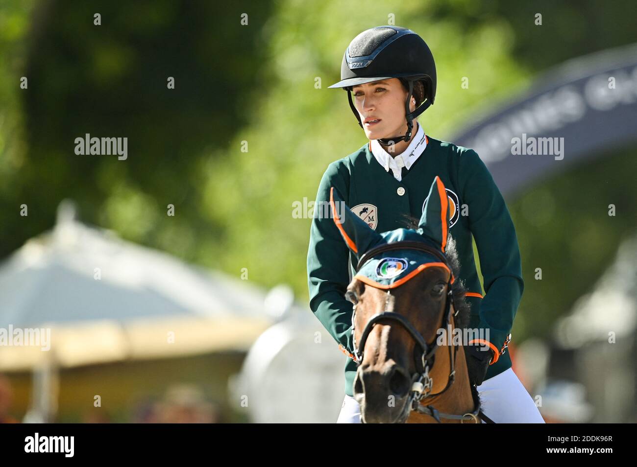 Jessica Springsteen competes the 6th Longines Paris Eiffel Jumping on ...