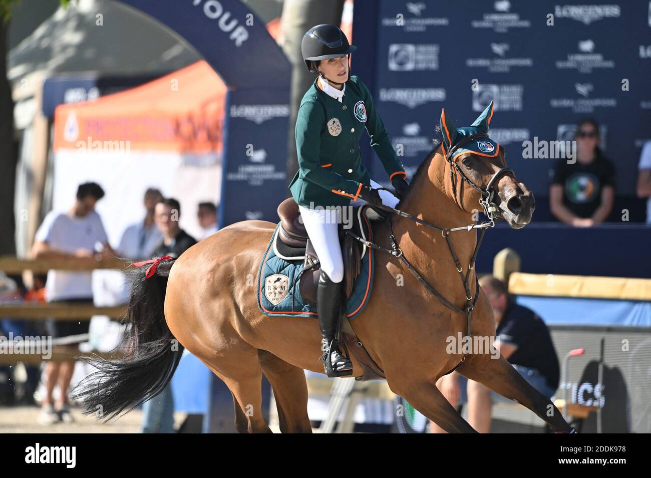 Jessica Springsteen competes the 6th Longines Paris Eiffel Jumping on ...