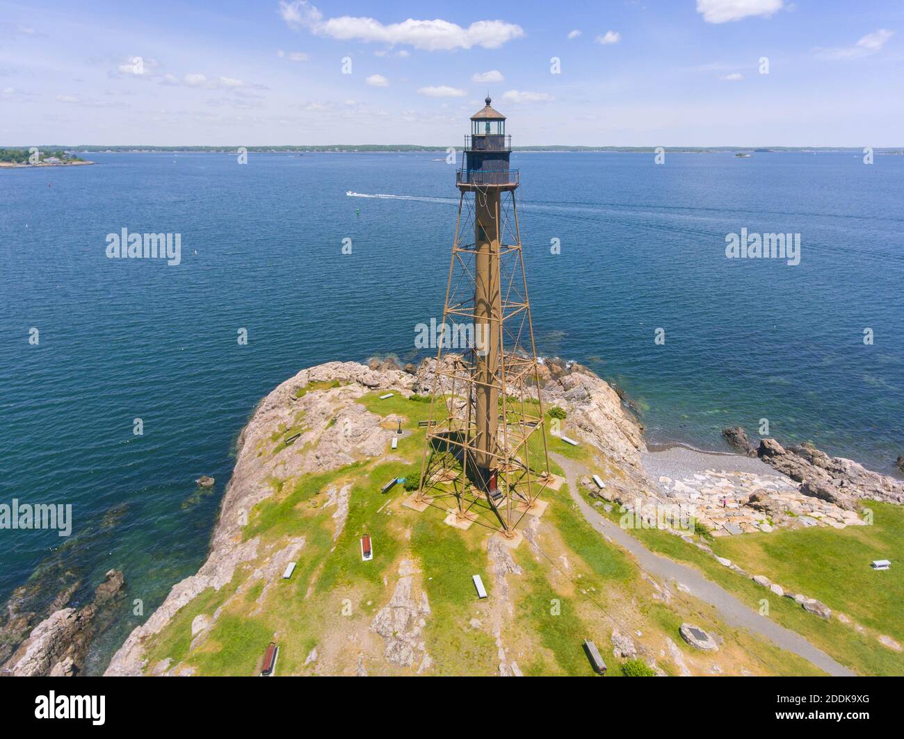 Marblehead massachusetts lighthouse hi-res stock photography and images ...