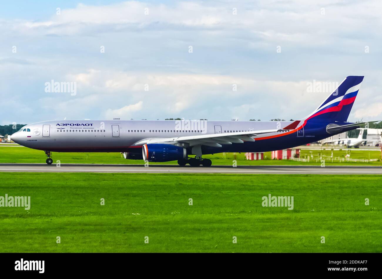 Aeroflot Russian Airlines Airbus A330 airplane Stock Photo - Alamy