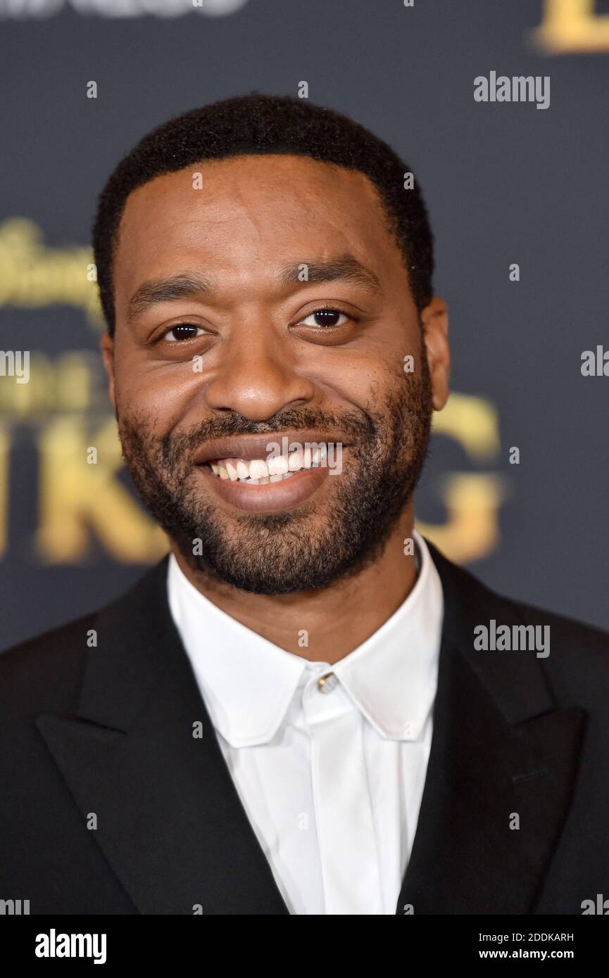 Chiwetel Ejiofor attends the world premiere of Disney's "The Lion King ...