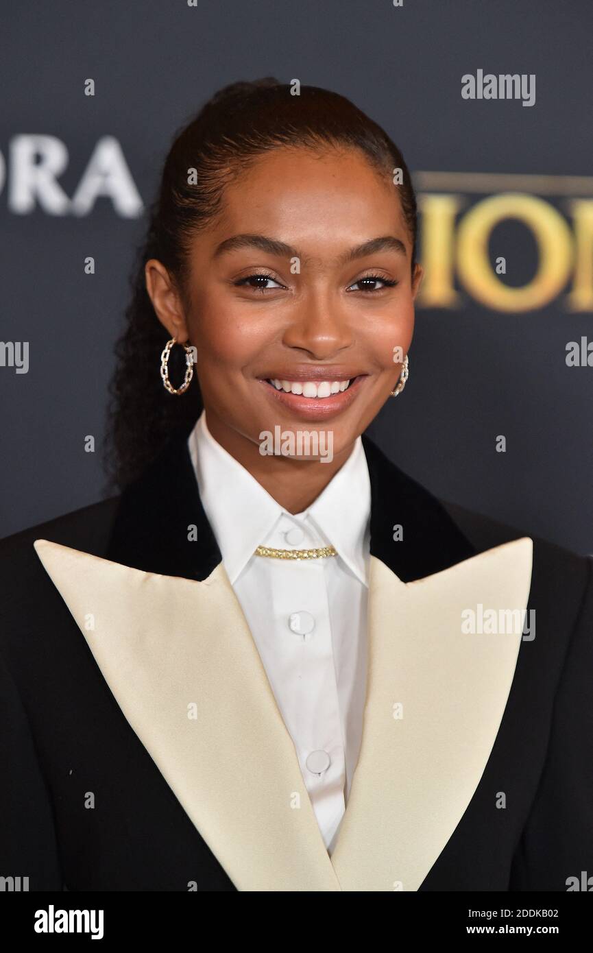 Yara Shahidi attends the world premiere of Disney's "The Lion King" at ...