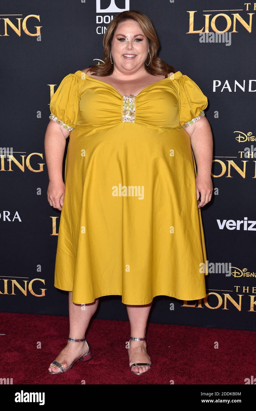 Chrissy Metz attends the world premiere of Disney's "The Lion King" at ...