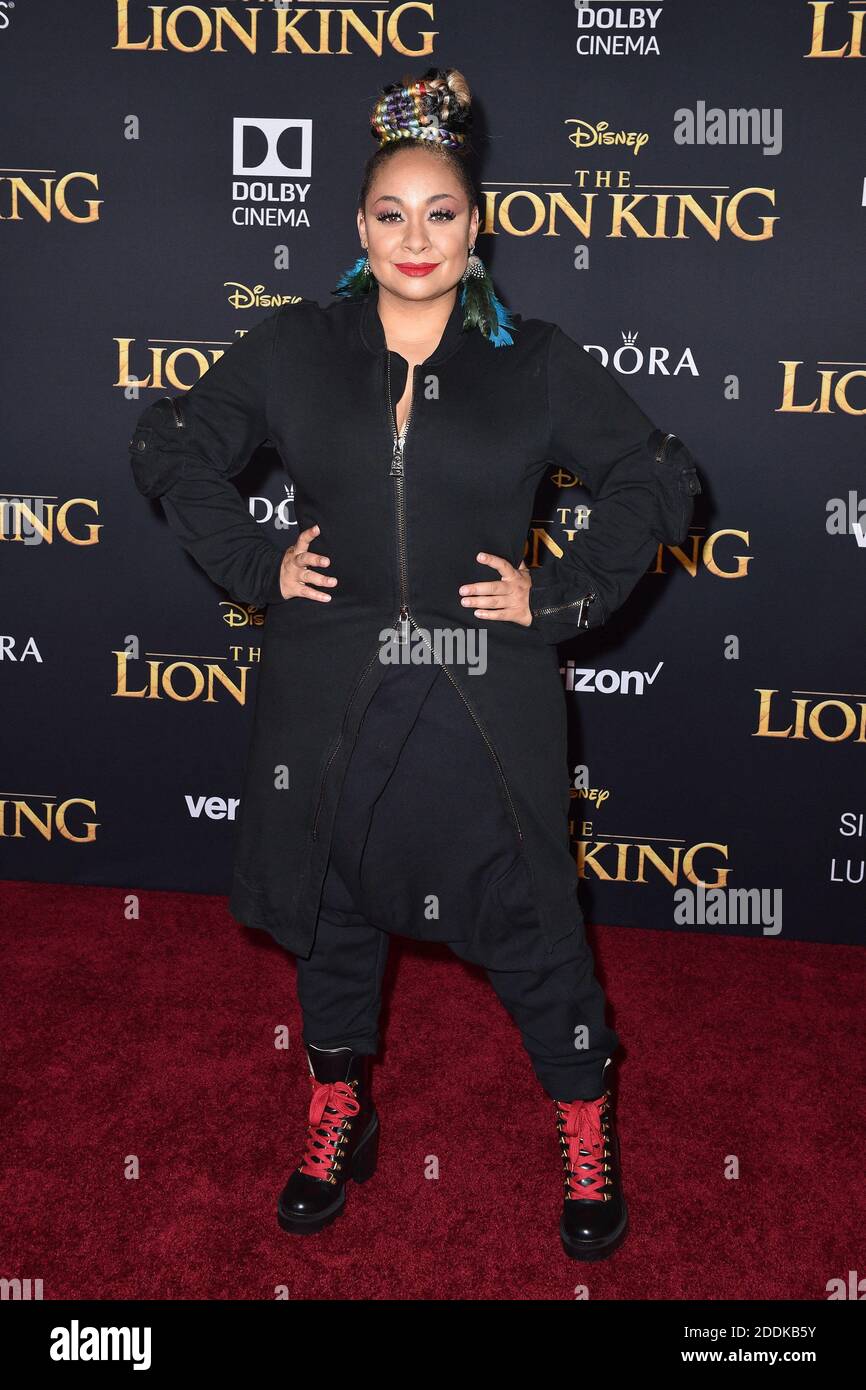Raven-Symone attends the world premiere of Disney's "The Lion King" at ...