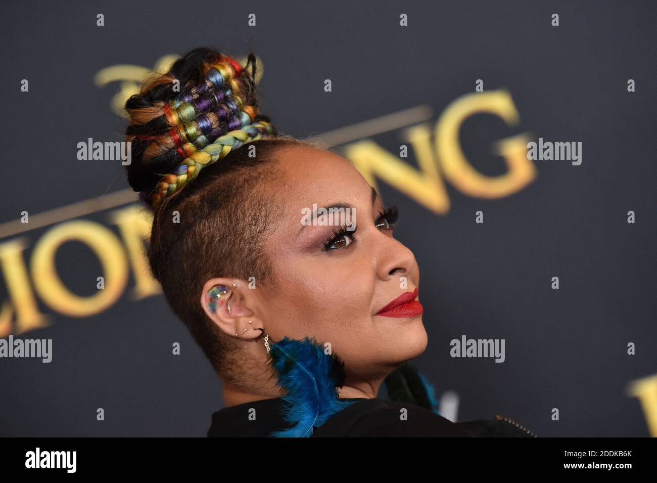 Raven-Symone attends the world premiere of Disney's "The Lion King" at ...