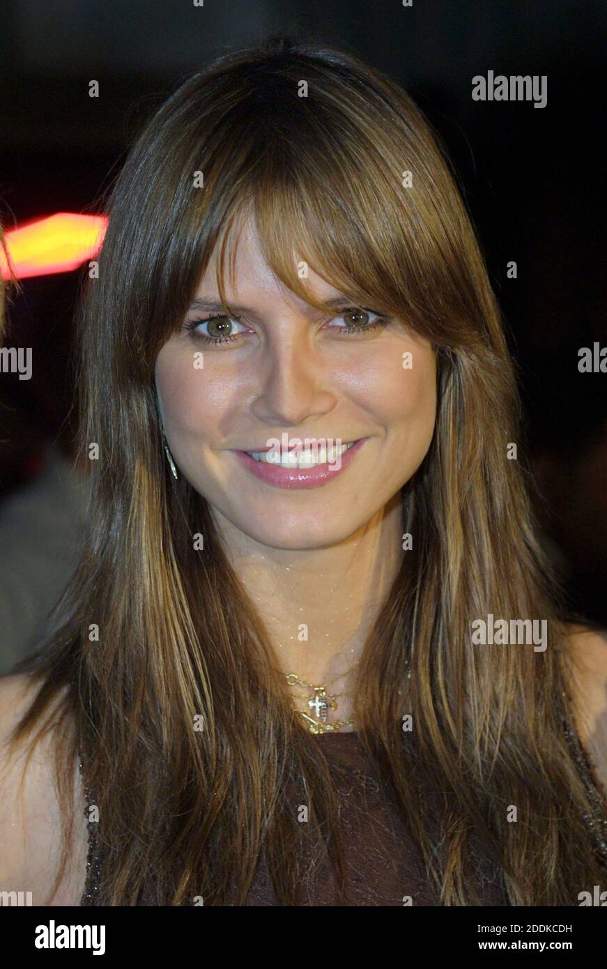 Miami Beach, FL 3-9-2002 March cover girl Heidi Klum arrives at Crobar ...