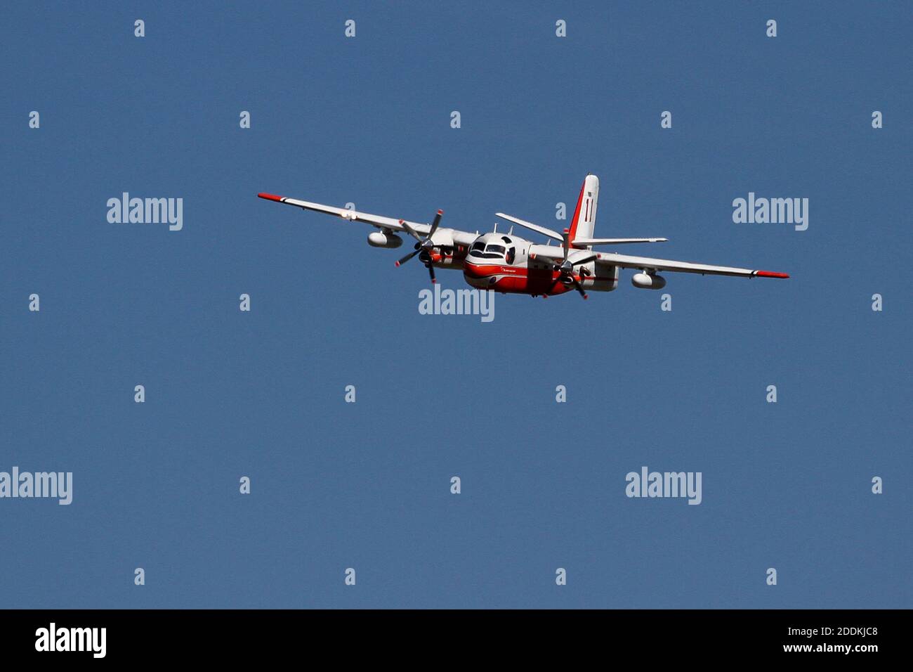 File photo taken in 2013 of a Grumman S-2 Tracker during ceremonies for ...