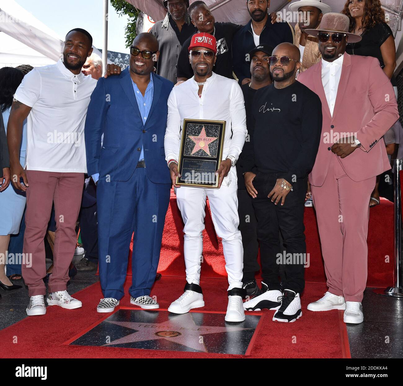 Tank, Andre Harrell and Jermaine Dupri attend the ceremony honoring ...