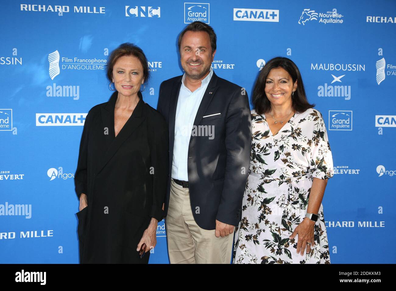 Jacqueline Bisset, Xavier Bettel (First Minister of Luxembourg) and ...
