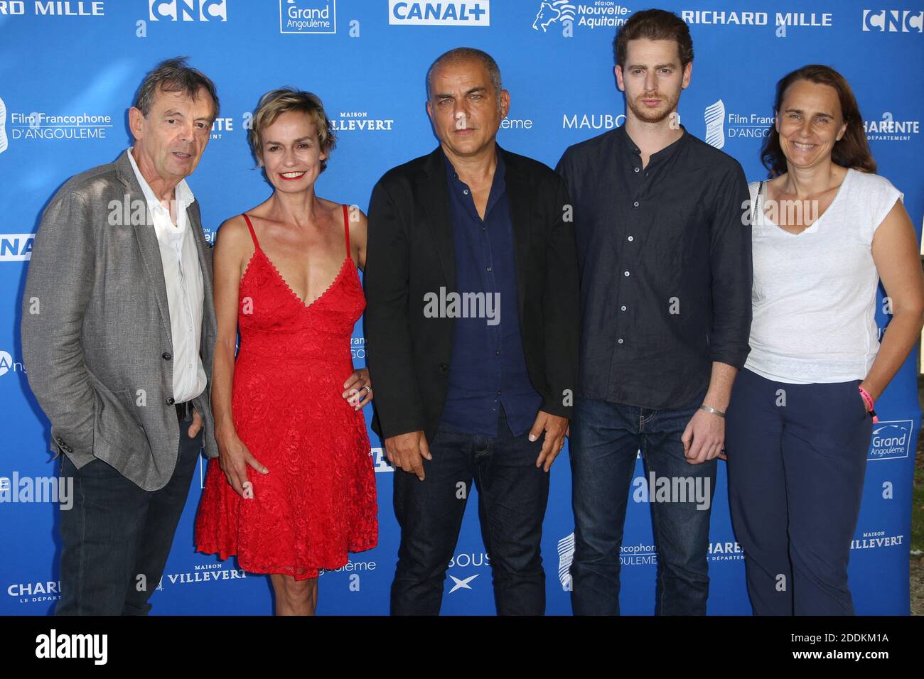 Author of the adapted book Pierre Lemaitre, actress Sandrine Bonnaire ...