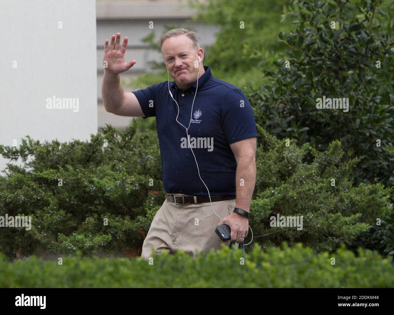 File Photo Dated July 29 2017 Of Outgoing White House Spokesman Sean