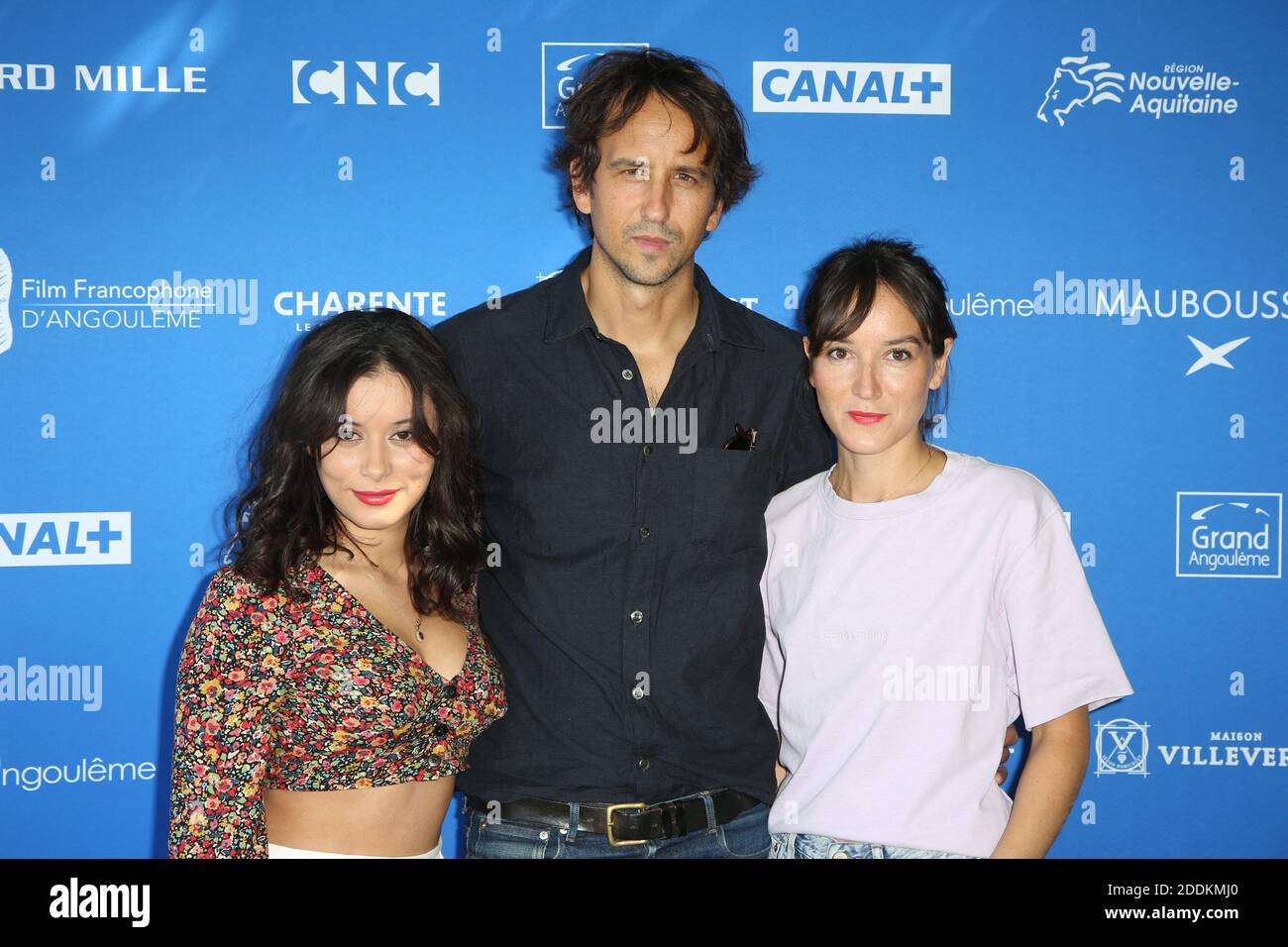 Melissa Guers, Stephane Demoustier and Anais Demoustier pose at the La ...