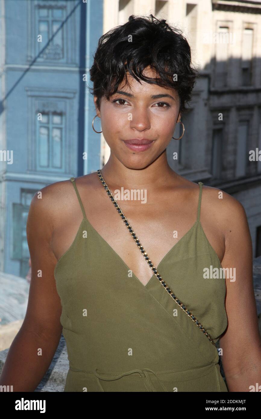 Zita Hanrot pose at the La vie Scolaire Photocall as part of the 12th ...